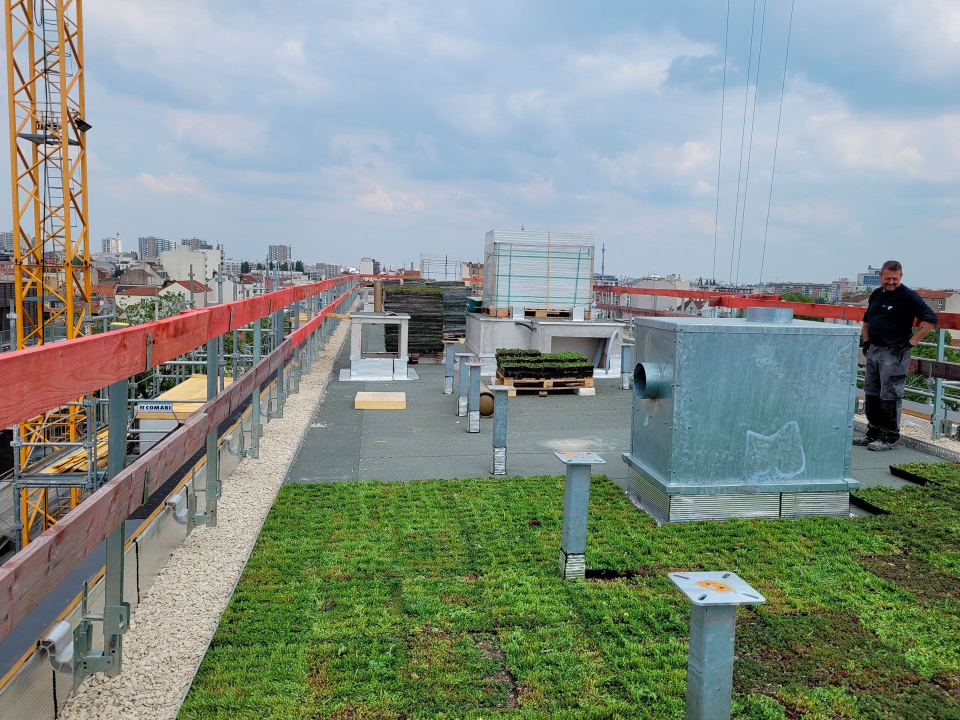 ÉTANCHÉITÉ BITUME TOITURE INACCESSIBLE VÉGÉTALISÉE – Sofec Etancheite